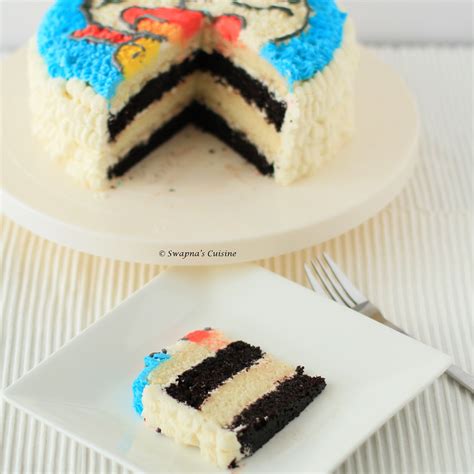 Swapnas Cuisine Doraemon Cake Black And White Layer Cake With