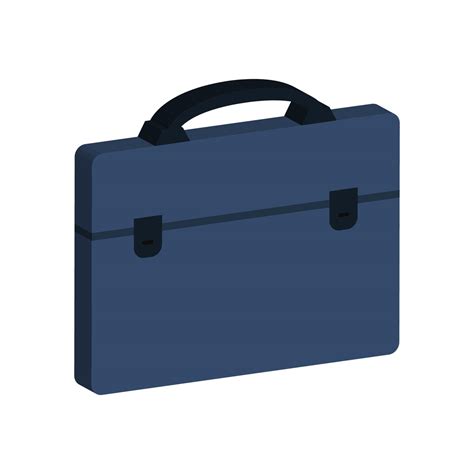 Isometric Work Suitcase On White Background 1975315 Vector Art At Vecteezy