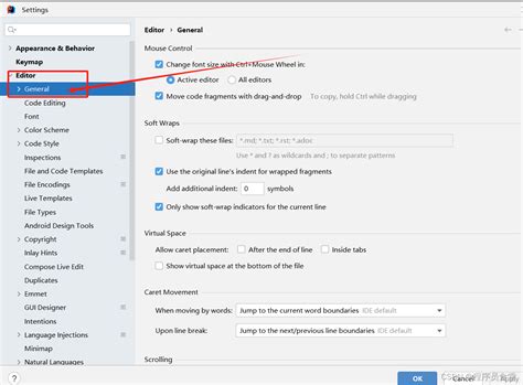 【idea】设置鼠标滚轮控制缩放大小