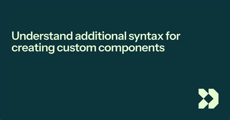 Understand Syntax Docs