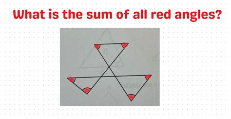 The Angles In The Central Triangle Sum To 180 Each Internal Angle Of This Triangle Is Copied