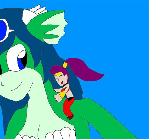 Giga Mermaid And Shantae By Alexeigribanov On Deviantart
