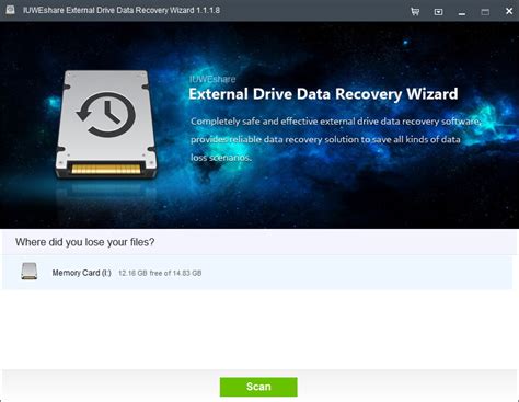 IUWEshare External Drive Data Recovery Wizard Download
