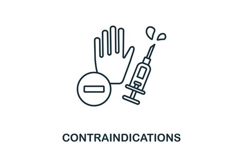 Contraindications Icon Graphic By Aimagenarium · Creative Fabrica