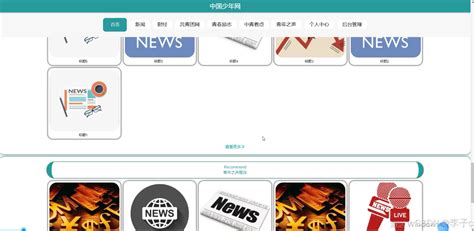 Springbootvue中国少年网【开题程序论文】 Csdn博客