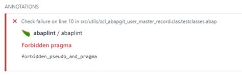 Abaplint App ABAP Static Analysis Continuous Integration