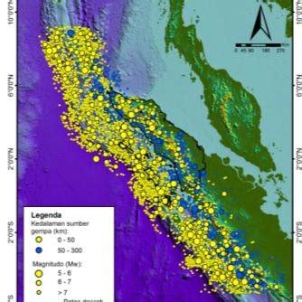 Map Of Seismicity Around Sumatra From Compiling Catalogs Download Scientific Diagram