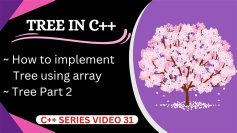 Tree Implementation Using Array In C How To Implementation Tree Using Array In C Youtube