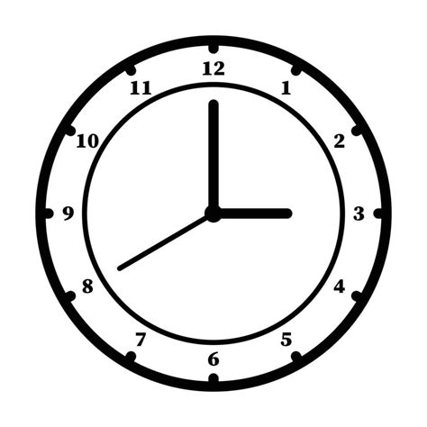 Clock Face Vector