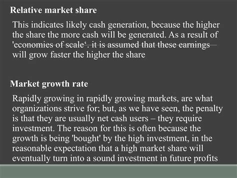 BCG Matrix Explanation PPTX