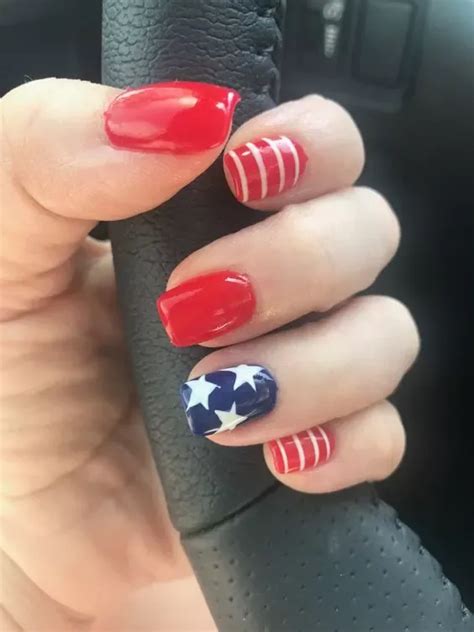 35 Patriotic Nail Designs To Show Off Your Red White And Blue Nail