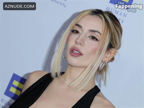 Ava Max Sexy Flashes Her Hot Tits At The Human Rights Campaign Los Angeles Dinner Aznude