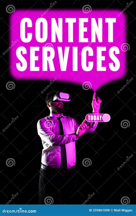 Conceptual Caption Content Services Concept Meaning A Plan Designed To