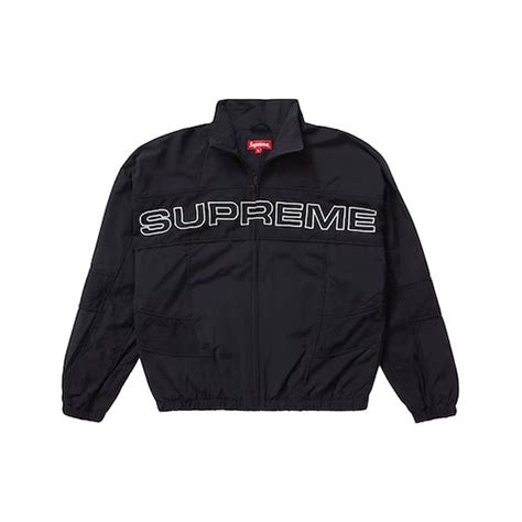 Supreme Jacquard Panel Track Jacket Blacksupreme Jacquard Panel Track