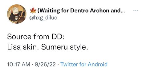 Lisa Sumeru Skin Coming Soon Via Hxg Diluc R Genshin Impact Leaks