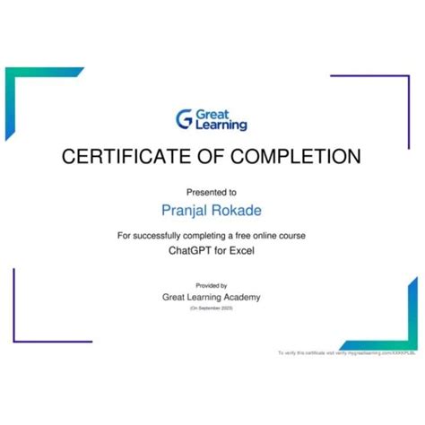 Pranjal Rokade On Linkedin Happy To Share That I Have Successfully Completed And Achieved
