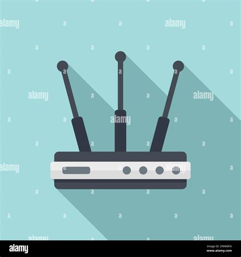 Wifi Router Icon Flat Style Stock Vector Image Art Alamy