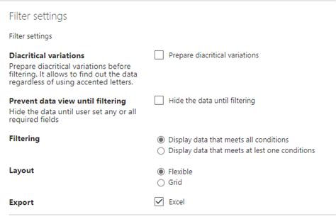 List Filter Vitextra