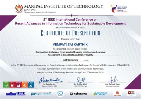 Sai Karthik Vempati On Linkedin Research Publication Academicachievement Gratitude Teamwork
