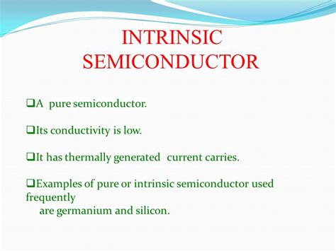 Semiconductor Examples
