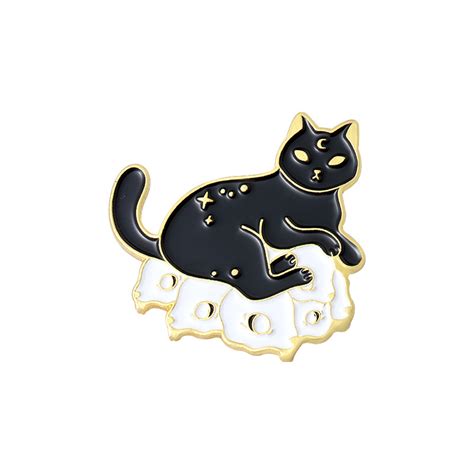 Custom Black Cat Enamel Pin Factory Taskwin Ts