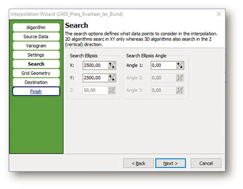 Kriging With Specific Variogram Settings Geoscene3d