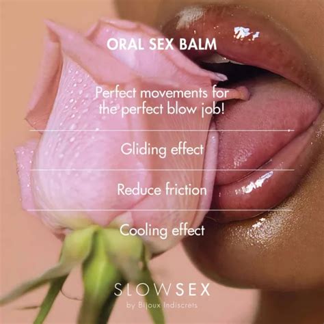 Slow Sex Cooling Oral Balm 10 Ml Lovesexshopie Sex Sh