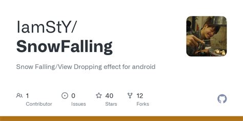 GitHub IamStY SnowFalling Snow Falling View Dropping Effect For Android