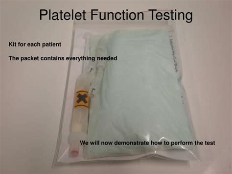 Ppt Platelet Function Testing Powerpoint Presentation Free Download