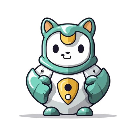 Data Protector Mascot Logo Premium Ai Generated Vector