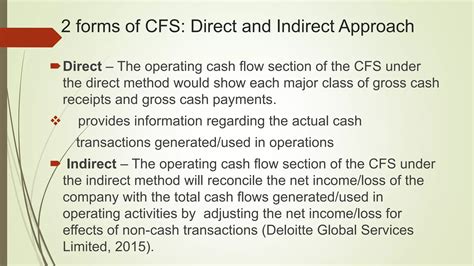 Cash Flow Statement Cfs Pptx