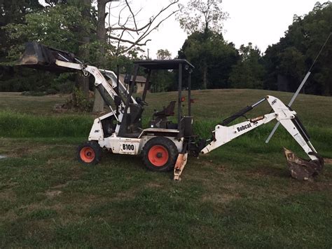 Bobcat B100 Tractor Loader Backhoe EBay Tractor Loader Backhoe Loader Heavy Equipment
