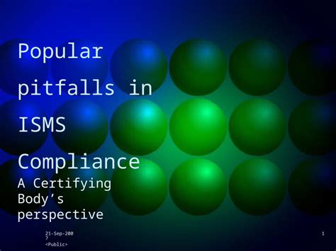 Ppt Popular Pitfalls In Isms Compliance Dokumen Tips