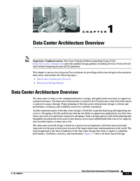 Cisco Data Center Design Guide