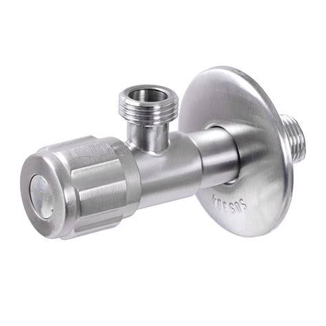 스테인리스 관붙이 앵글 수전 세면대 싱크대 양변기 벽붙이 수도꼭지 연결 부속