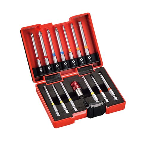 14pcs Color Ring Bit Set Sergia Taiwan Hand Tools Manufacturer
