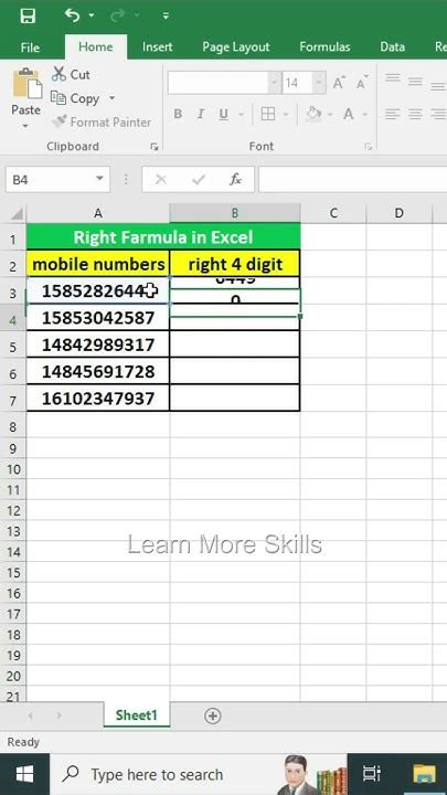How To Use The Right Formula In Excel For Quick Text Extraction Excel Excelshorts Exceltips