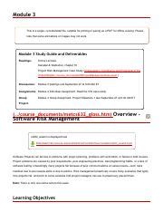 Module Module Course Hero