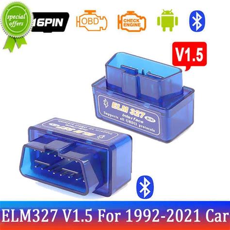 Elm327 Obd2 Scanner Code Reader Tool Car Diagnostic Tool For 1992 2021