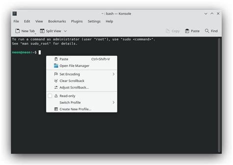 How To Customize Konsole The Default KDE Terminal Emulator