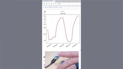 gather apds9960 proximity and gesture data pico kb2040 u2if and python
