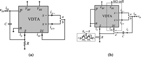 Proposed Capacitance Multiplier Circuits Based On Single Vdta Download Scientific Diagram
