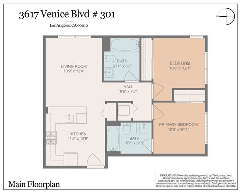 Floor Plans St Living 3617 Venice Blvd