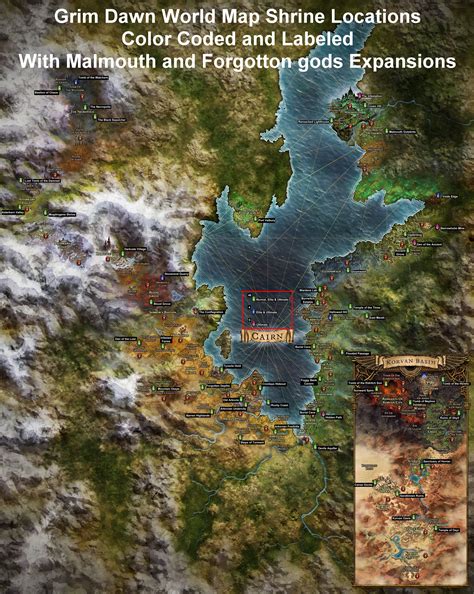 Grim Dawn World Map Grim Dawn 古代の森 Acoitl
