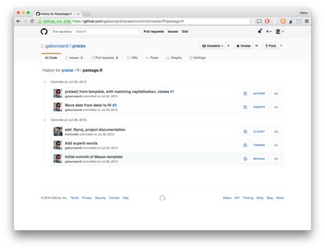 R Development Using Github
