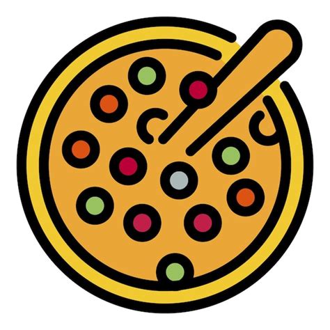 Premium Vector Tasty Cereal Flakes Icon Outline Tasty Cereal Flakes Vector Icon Color Flat