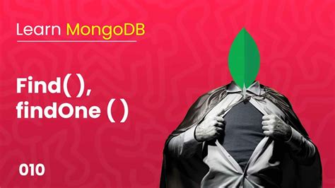 Learn Mongodb In Arabic 2024 010 Find Findone Youtube