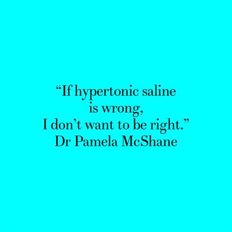 Dr Mcshane On Hypertonic Saline For Bronchiectasis Linda Esposito Mph Posted On The Topic