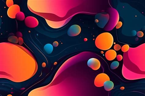 Premium Ai Image Trendy Liquid Bubble Pattern Ai Generative