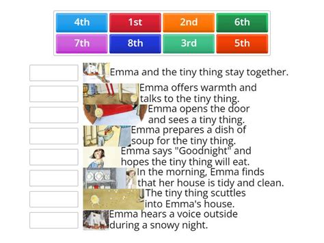 Kind Emma Story Sequence Match Up